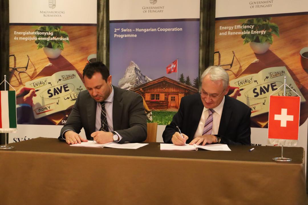 The first anniversary of the Swiss Contribution In Hungary